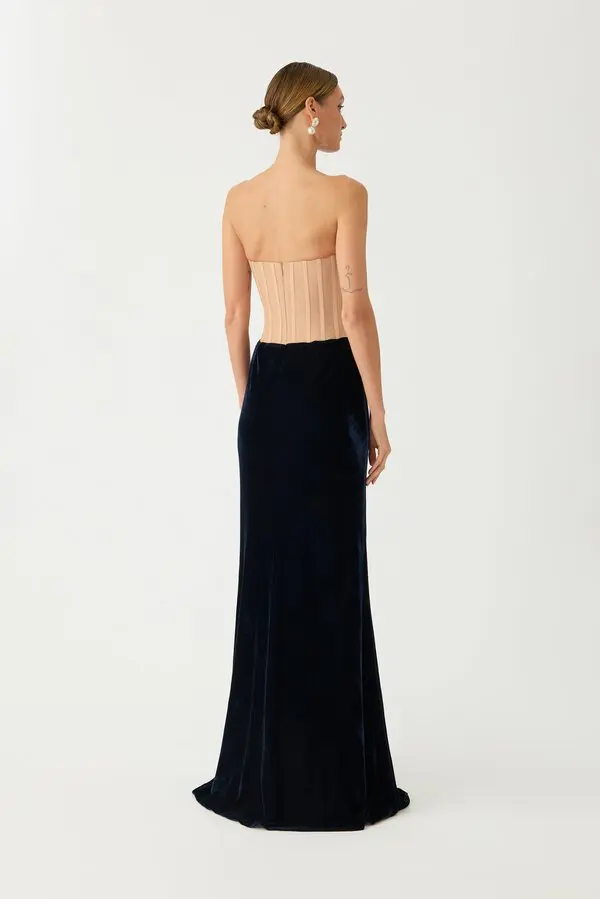 SAU LEE Manon Velvet Gown