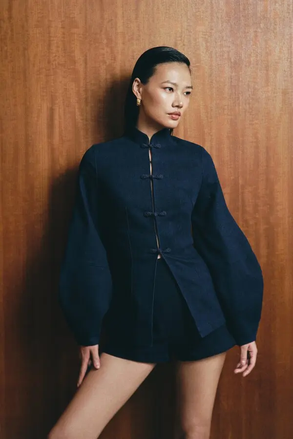 SAU LEE Issac Denim Shirt