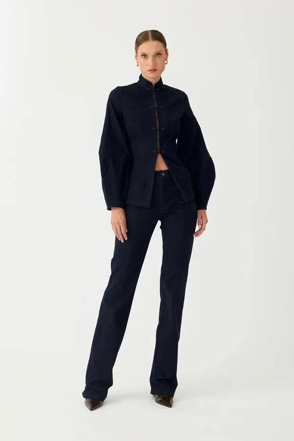 SAU LEE Issac Denim Shirt