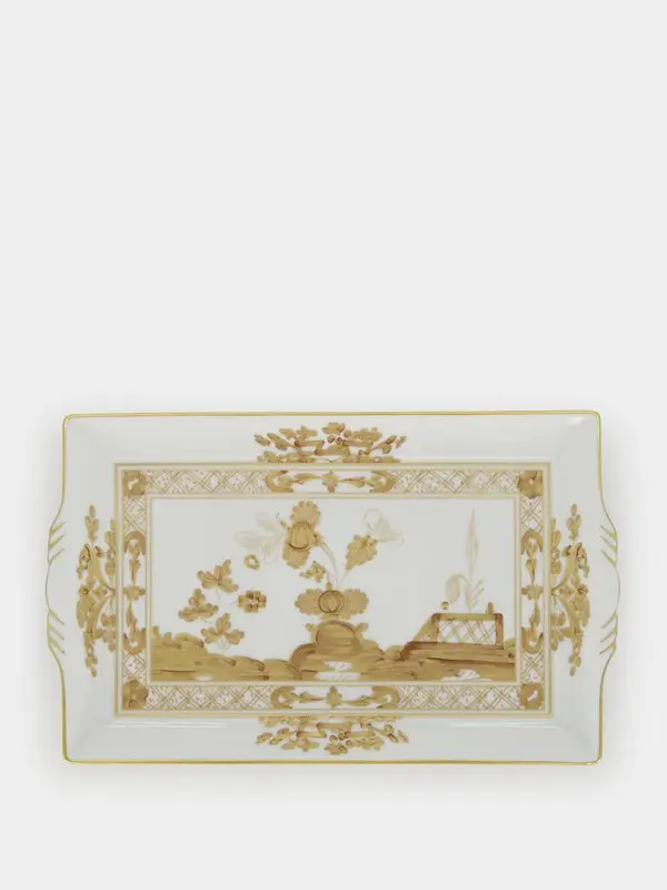 GINORI 1735 Aurum Oriente Italiano Rectangular Tray