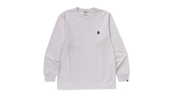 A BATHING APE One Point Long Sleeve Tee Shirt