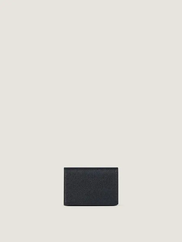 Givenchy Flap Card Holder In Grained Leather