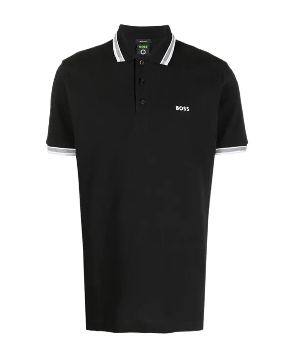 Hugo Boss Logo Embroidered Short-sleeved Polo Shirt