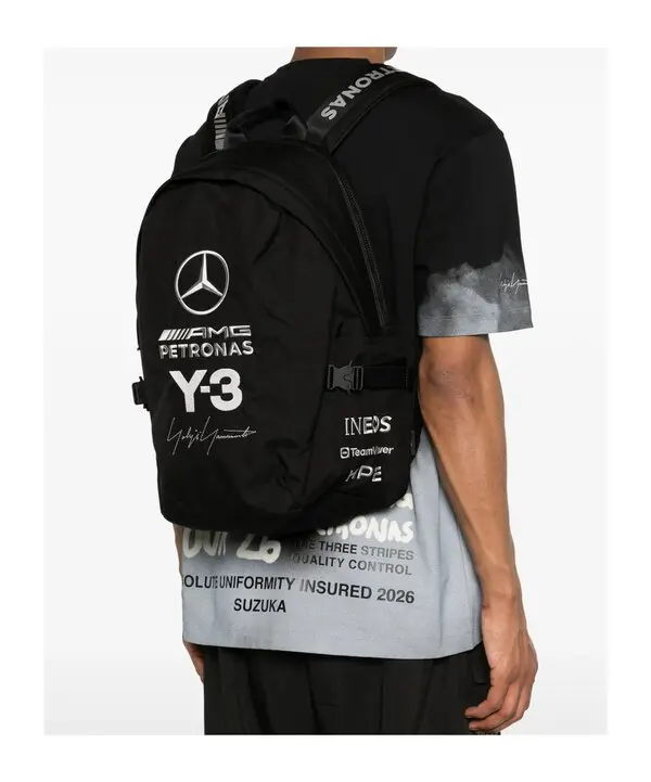 Y3 Logo-embroidered Backpack