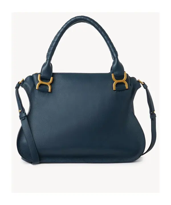 Chloé Logo Shoulder Bag - Tapestry Blue