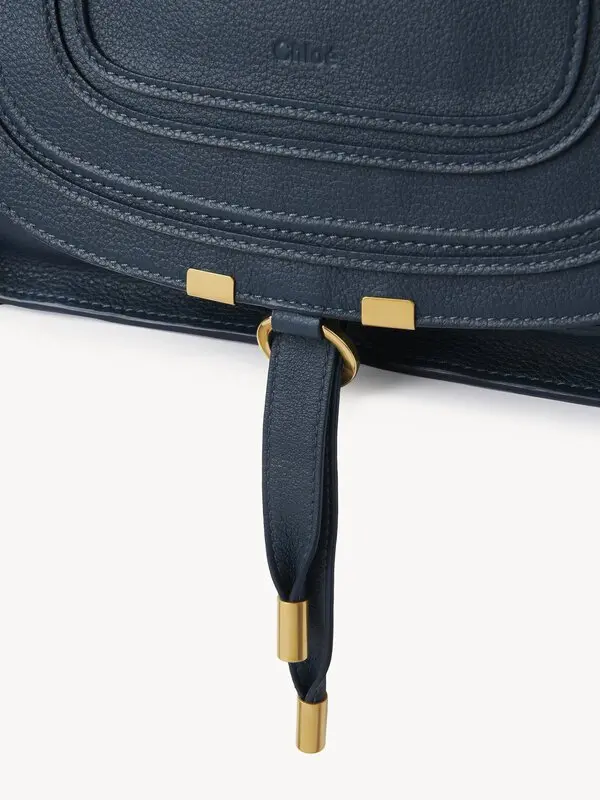 Chloé Logo Shoulder Bag - Tapestry Blue