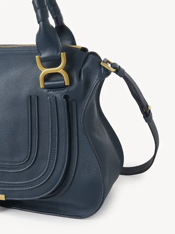 Chloé Logo Shoulder Bag - Tapestry Blue