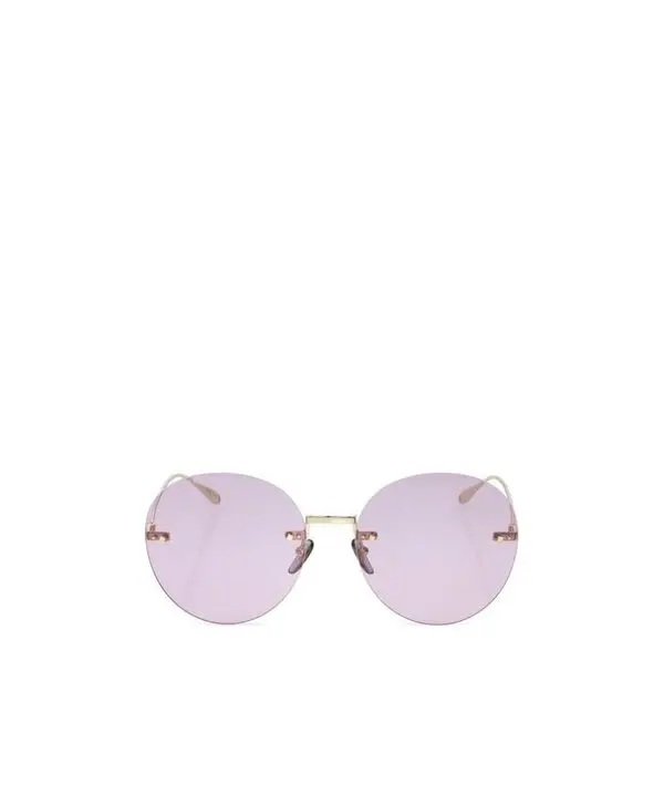 Gucci Round Frame Sunglasses - Purple
