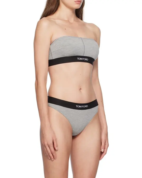 TOM FORD Logo Underband Bandeau Bra