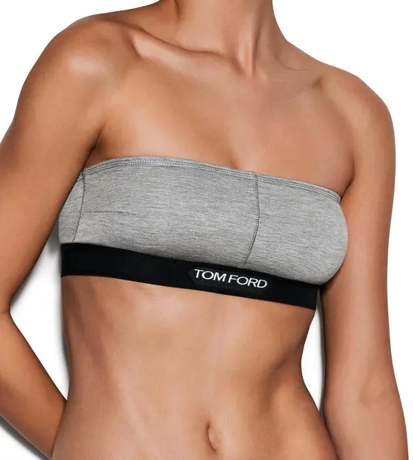 TOM FORD Logo Underband Bandeau Bra