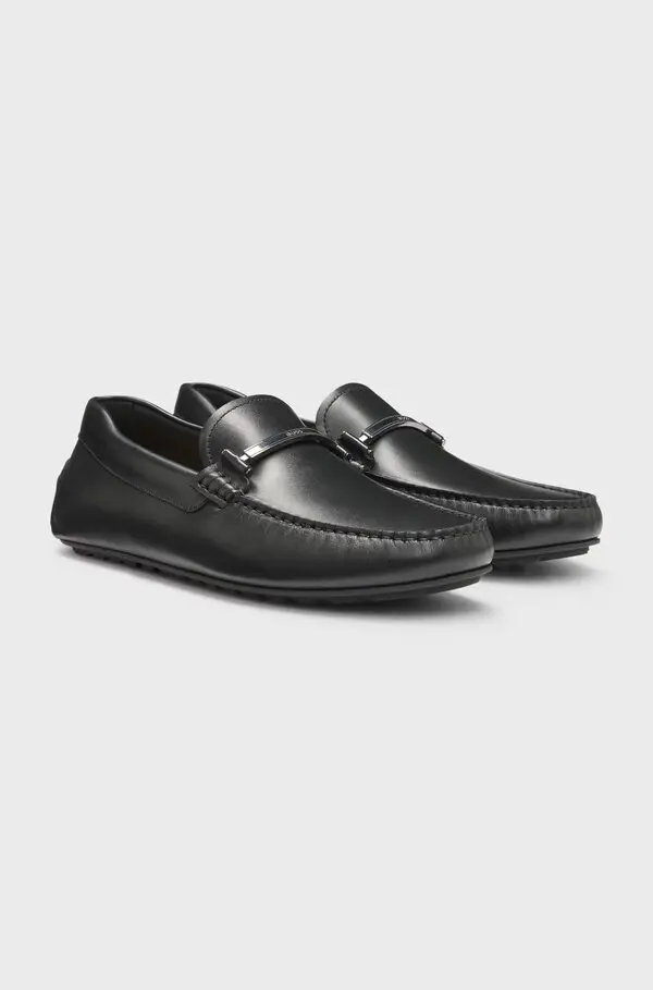 Hugo Boss Noel Leather Loafers