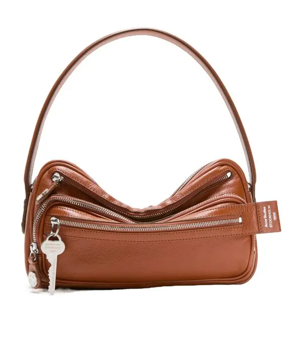 Acne Studios Camero Party Shoulder Bag - Cognac