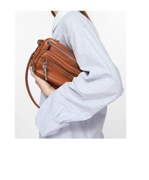 Acne Studios Camero Party Shoulder Bag - Cognac
