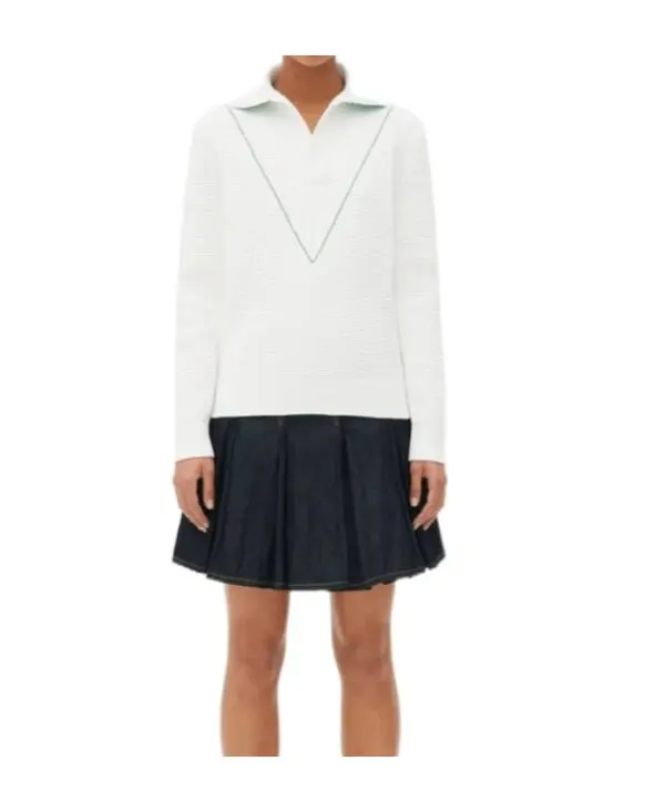Bottega Veneta Contrast V Knitted Jumper