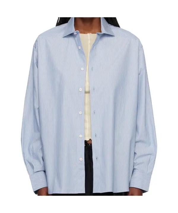 BASERANGE Claude Striped Button Shirt