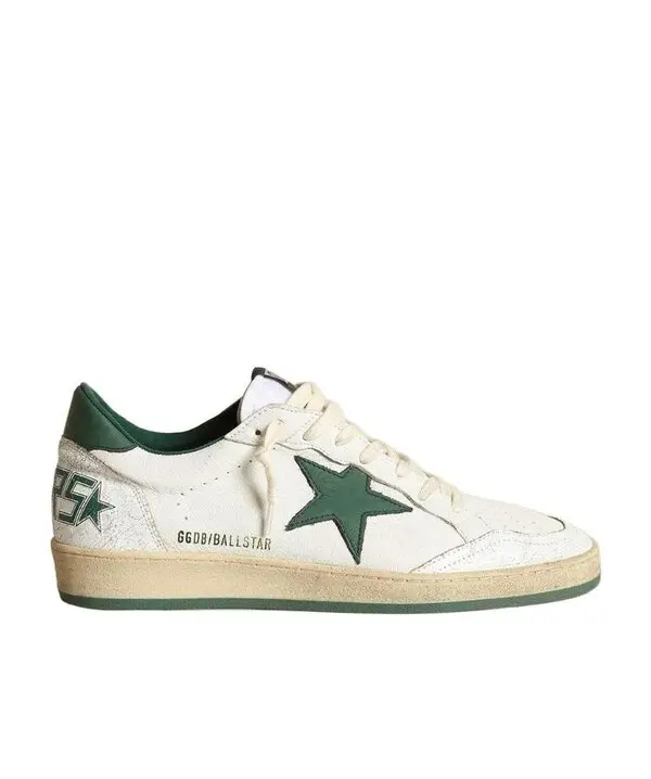 GOLDEN GOOSE Ball Star Nappa Leather Sneakers - White