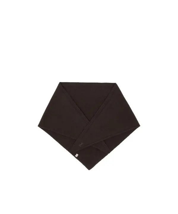 Paloma Wool Logo Embroidered Scarf - Black