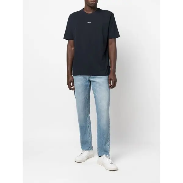 Hugo Boss Logo Printed Crewneck T-shirt