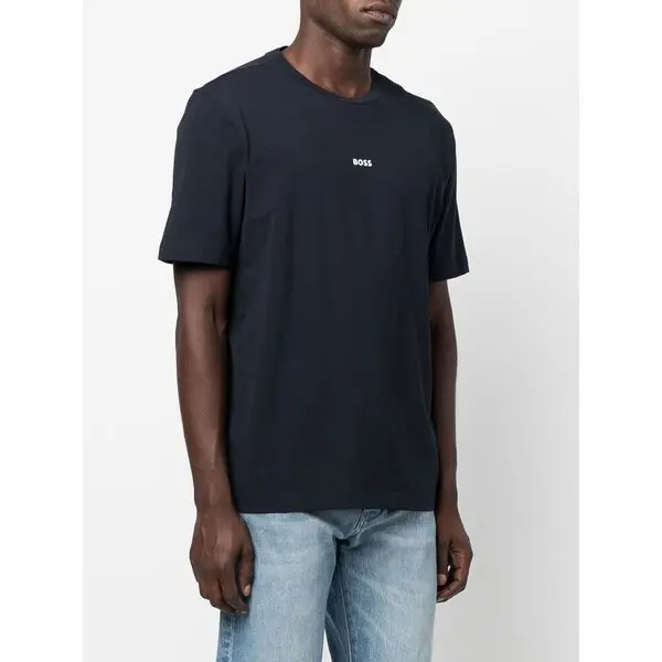 Hugo Boss Logo Printed Crewneck T-shirt