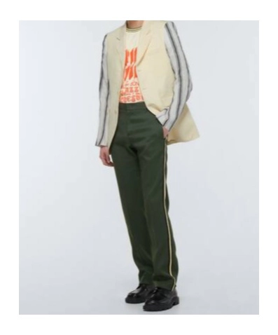 WALES BONNER Malick Cotton And Linen Blazer