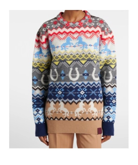 Stella McCartney Fair Isle Intarsia Wool Sweater