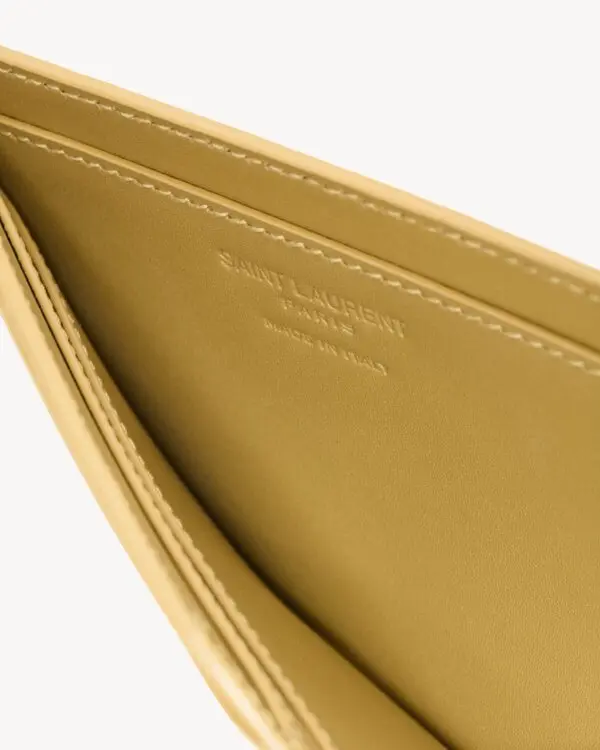 Saint Laurent Logo-print Leather Cardholder