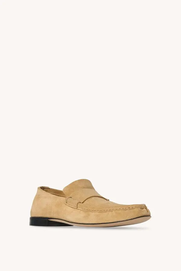 THE ROW Suede Soft Moccasins