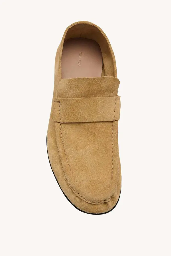 THE ROW Suede Soft Moccasins