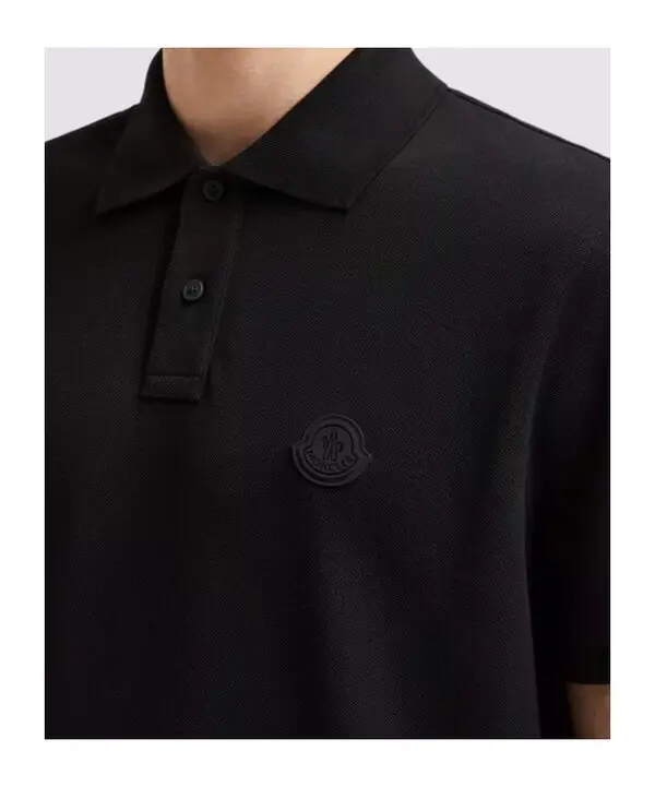 Moncler Logo Patch Short-sleeved Polo Shirt