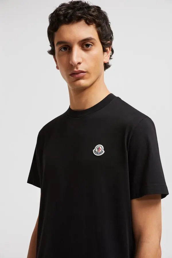 Moncler Pack Of Three Crewneck T-shirts - Black