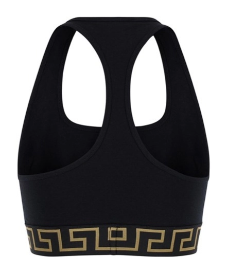 Versace Greca Border Scoop Neck Triangle Bra