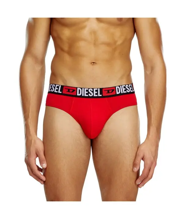 DIESEL® Three-pack Logo-print Briefs