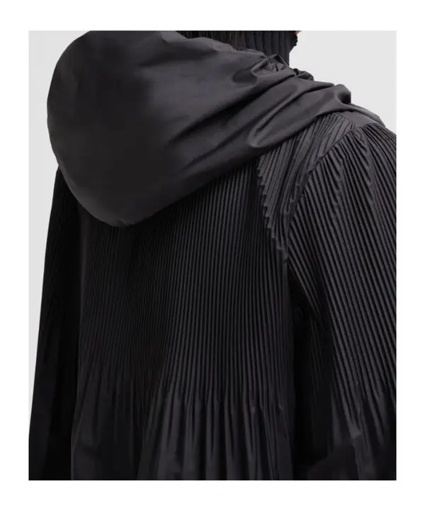 Moncler Auxonne Logo Patch Hooded Jacket - Black