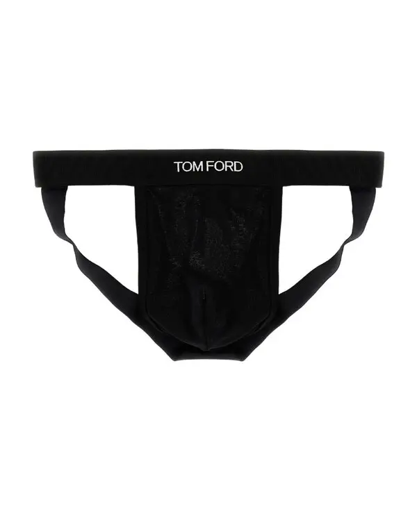 TOM FORD Logo-waistband Stretched Briefs