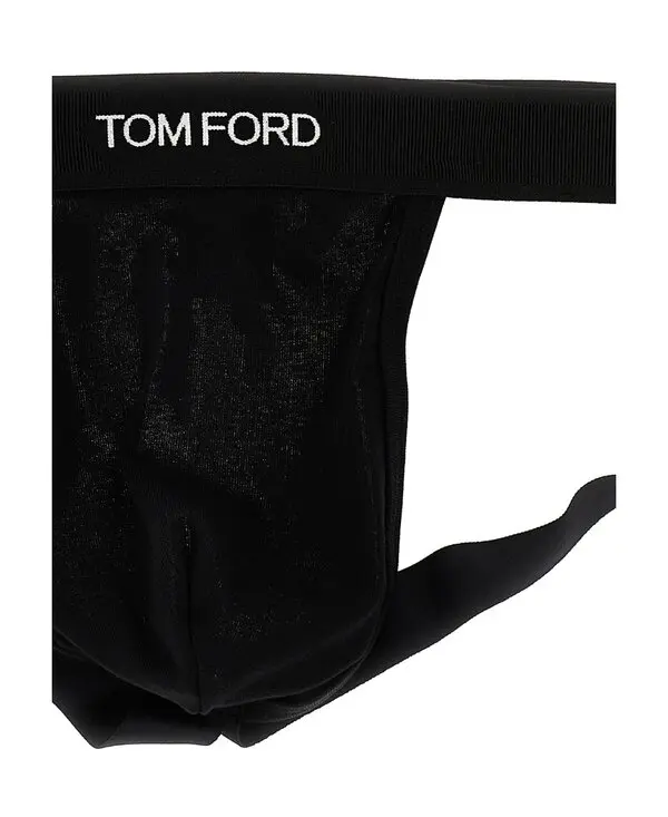 TOM FORD Logo-waistband Stretched Briefs