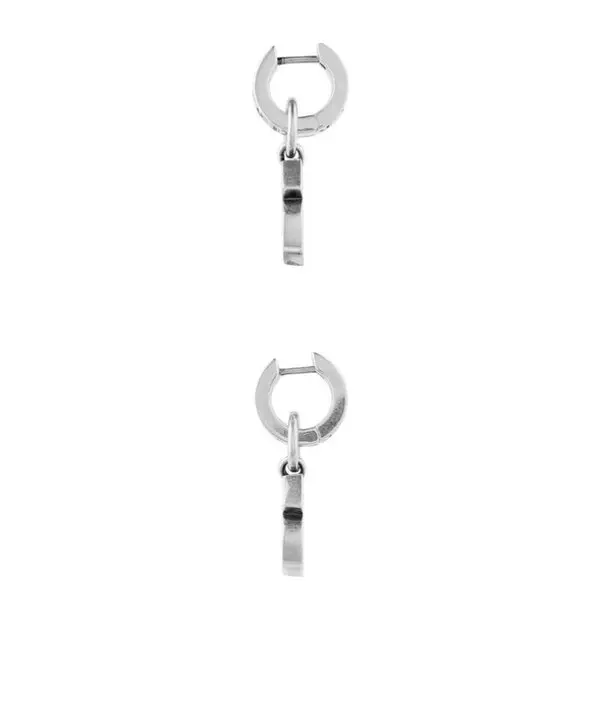 Balenciaga Logo Engraved Earrings