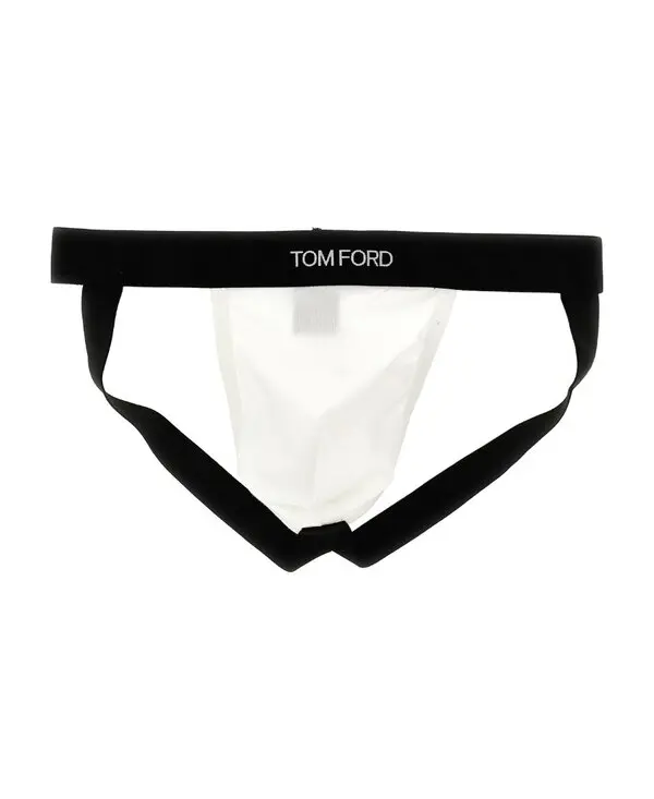TOM FORD Logo-waistband Stretched Briefs