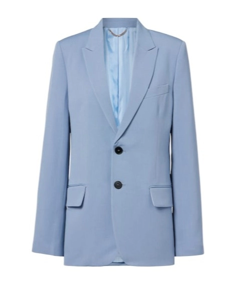 Victoria Beckham Single-breasted Blazer - Blue