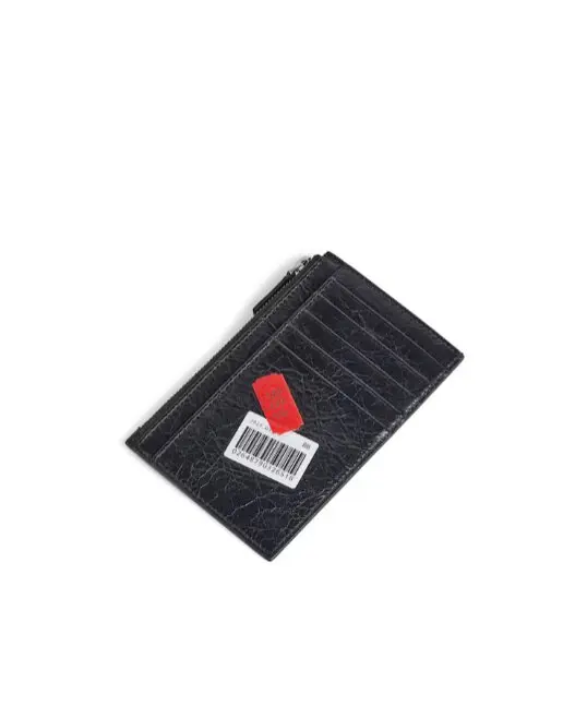 Balenciaga Stickers Printed Zipped Cardholder