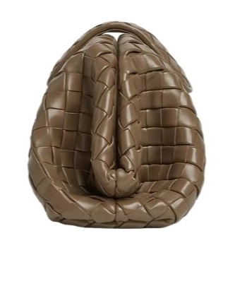 Bottega Veneta Lauren 1980 Woven Leather Clutch Bag - Pine Cone Palm