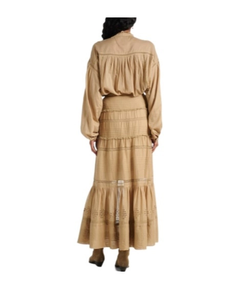 Isabel Marant Étoile Eyelet Maxi Skirt