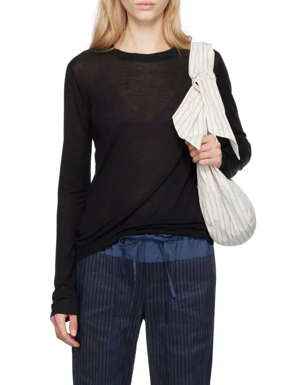 BASERANGE Long-sleeve Lyocell T-shirt