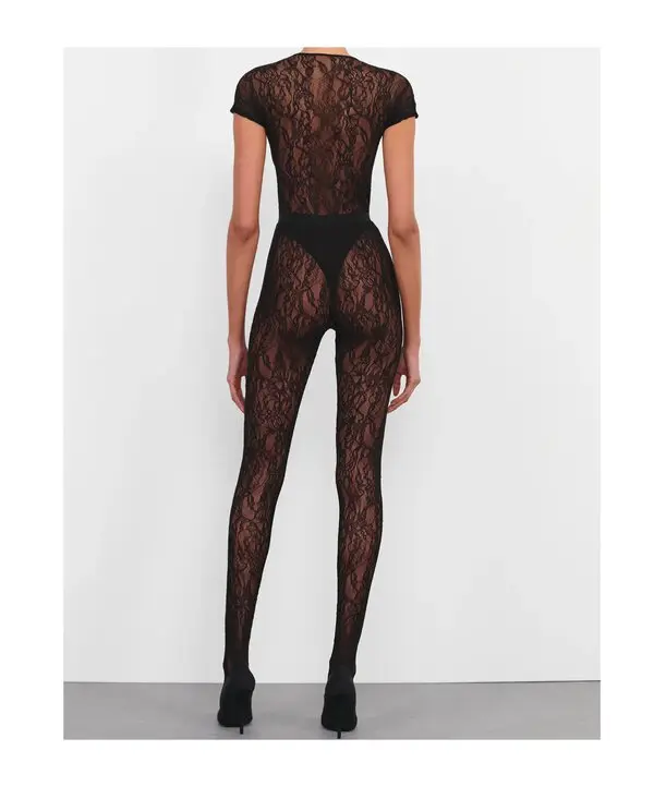 Wardrobe.NYC Lace Stirrup Leggings