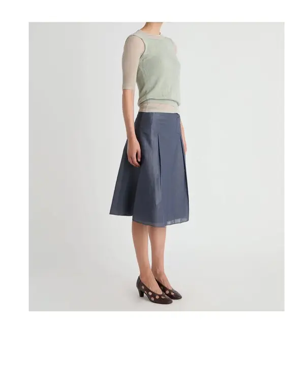 Paloma Wool Pleated Midi Skirt