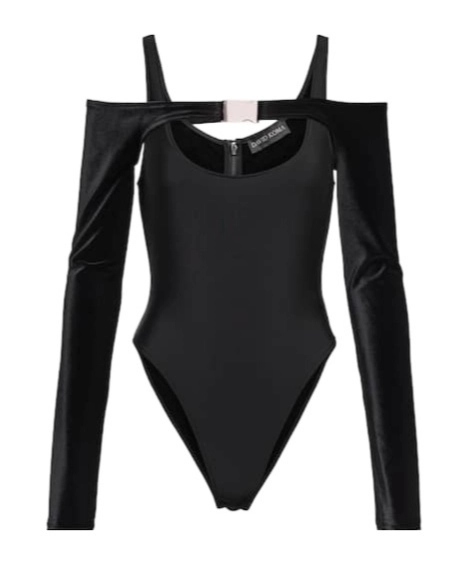 David Koma Embellished Cutout Bodysuit