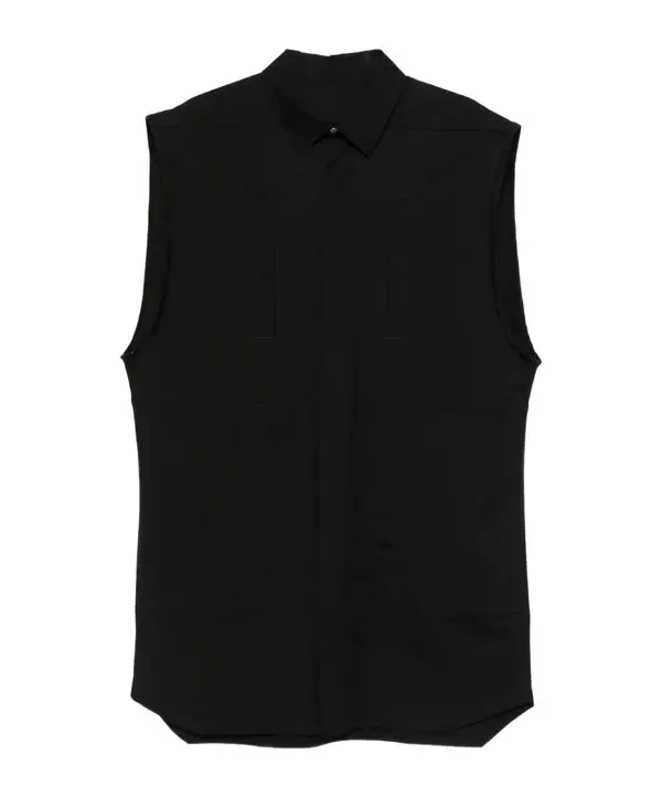 Rick Owens Jumbo Button Fastening Overshirt