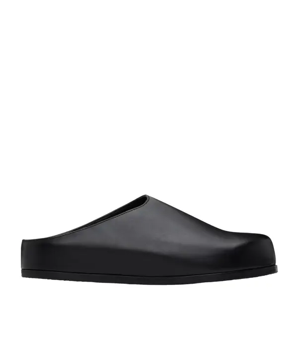 Studio Nicholson Round-toe Leather Slippers