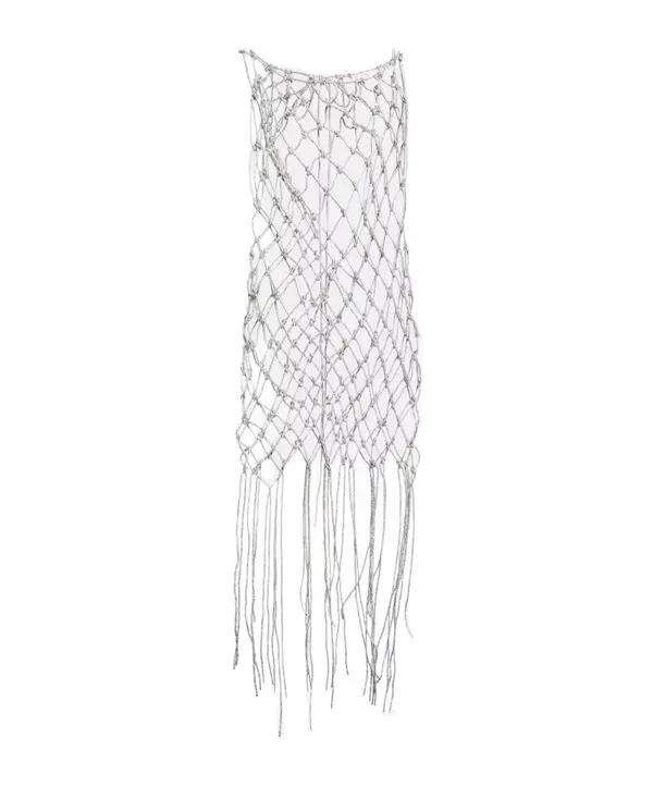 Giuseppe Di Morabito Crystal-embellished Minidress - White