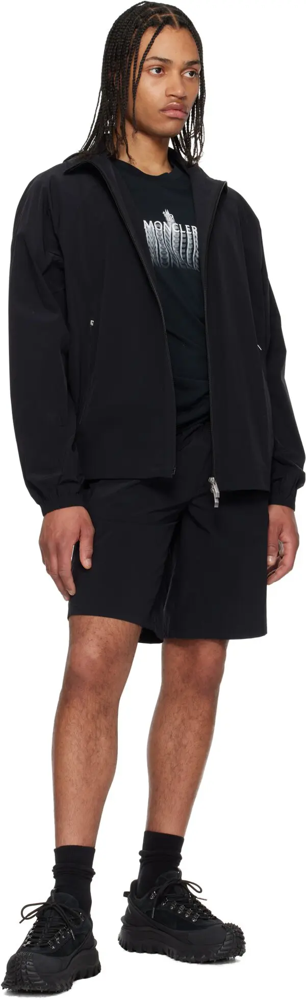 Moncler Logo Patch Shorts