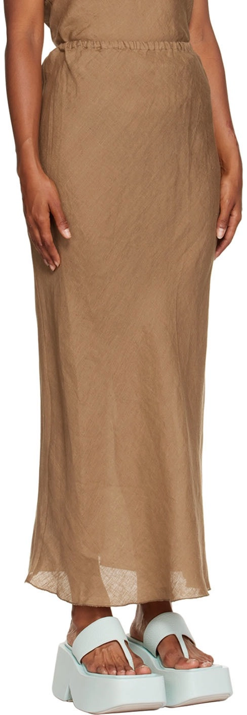 BASERANGE Dydine Linen Maxi Skirt